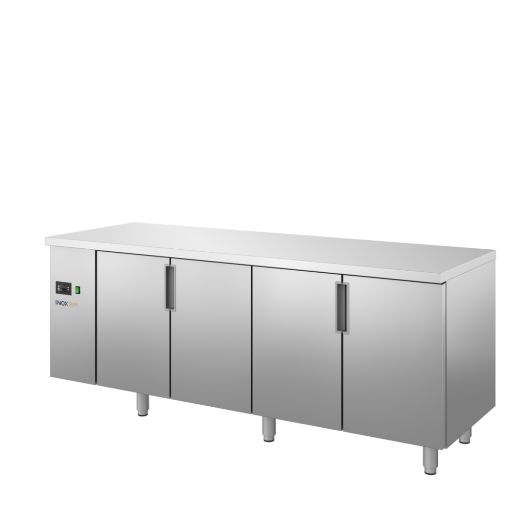 Euronorm Refrigerated Table 4 Doors Preset for Remote Refrigeration ...